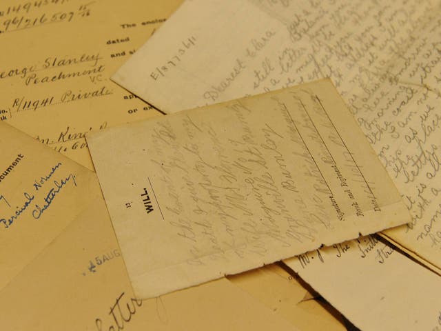 The forgotten letters of World War One: Never before seen love notes ...