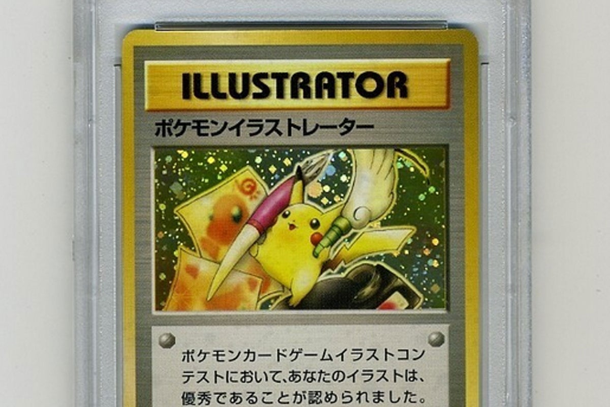 pikachu illustrator card