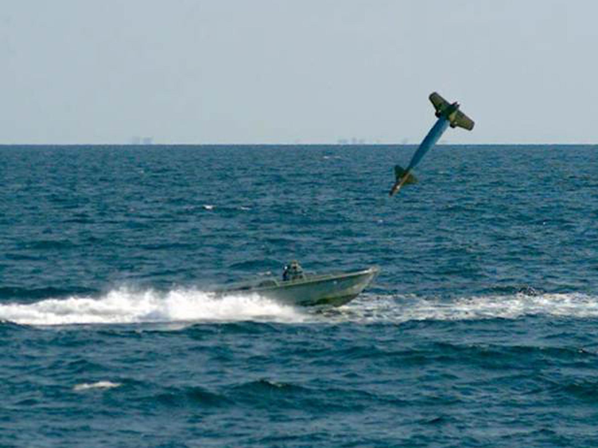 Stunning images show laser-guided bomb blowing up speedboat | The ...