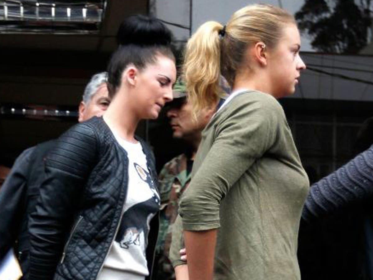 Michaela McCollum and Melissa Reid plead guilty to drug smuggling ...