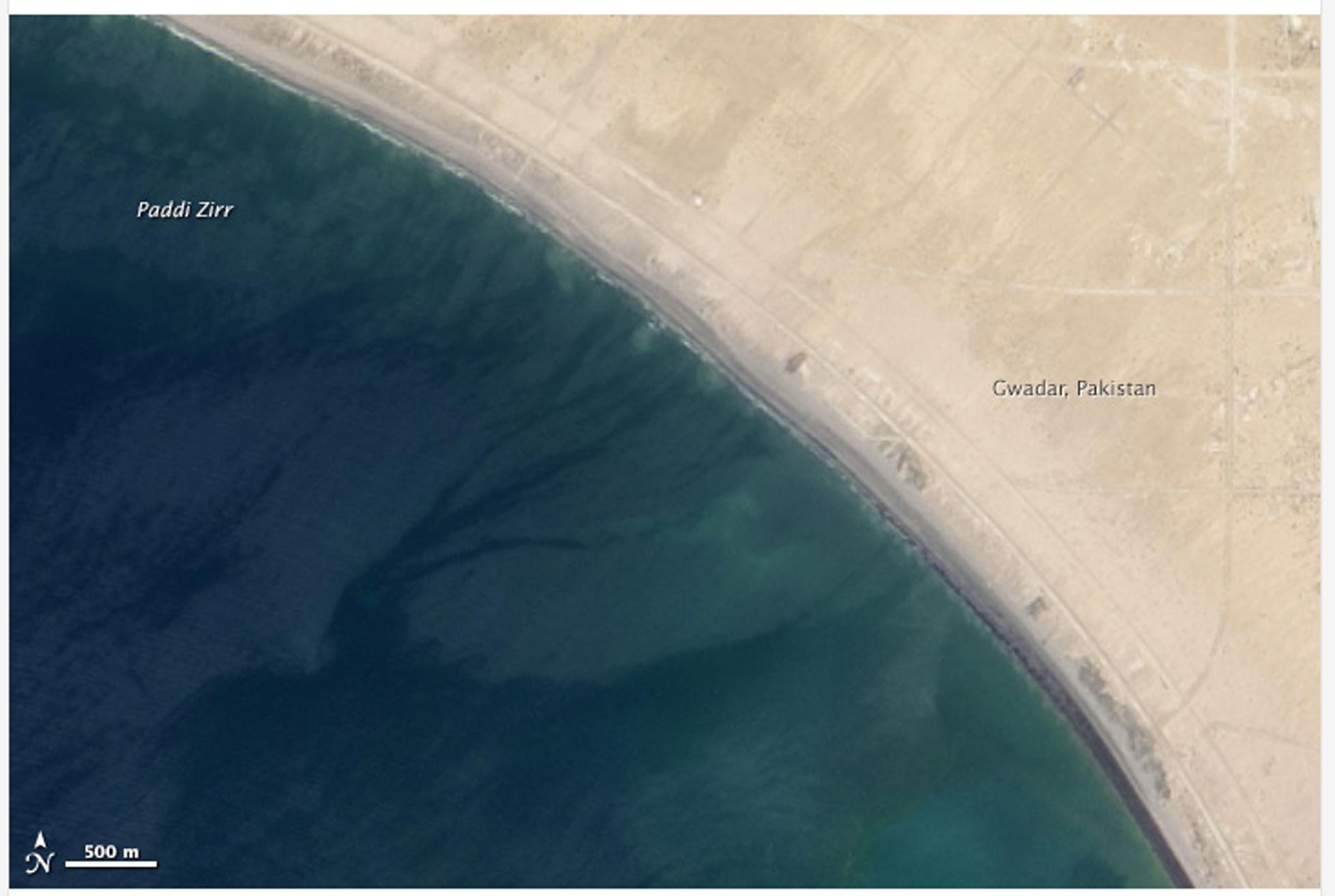 Nasa releases images of new island formed in Pakistan earthquake | The ...