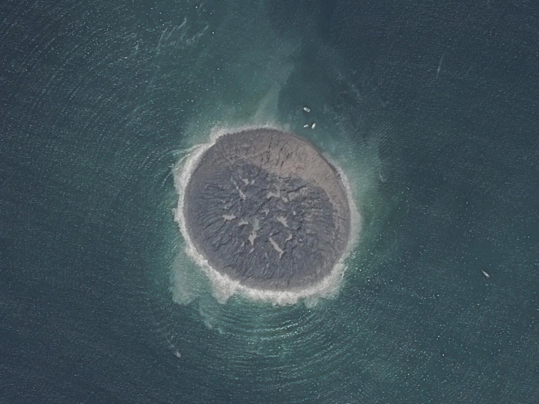 Nasa releases images of new island formed in Pakistan earthquake | The ...