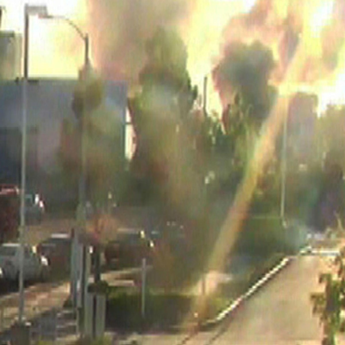 Paul Walker Death Video Shows Cctv Footage Of Car Crash Surveillance