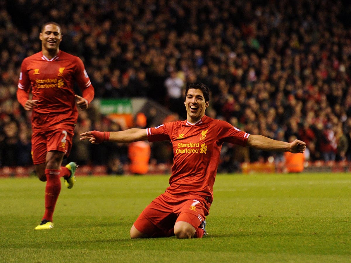 Liverpool 5 Norwich 1: Luis Suarez targets Champions League places ...