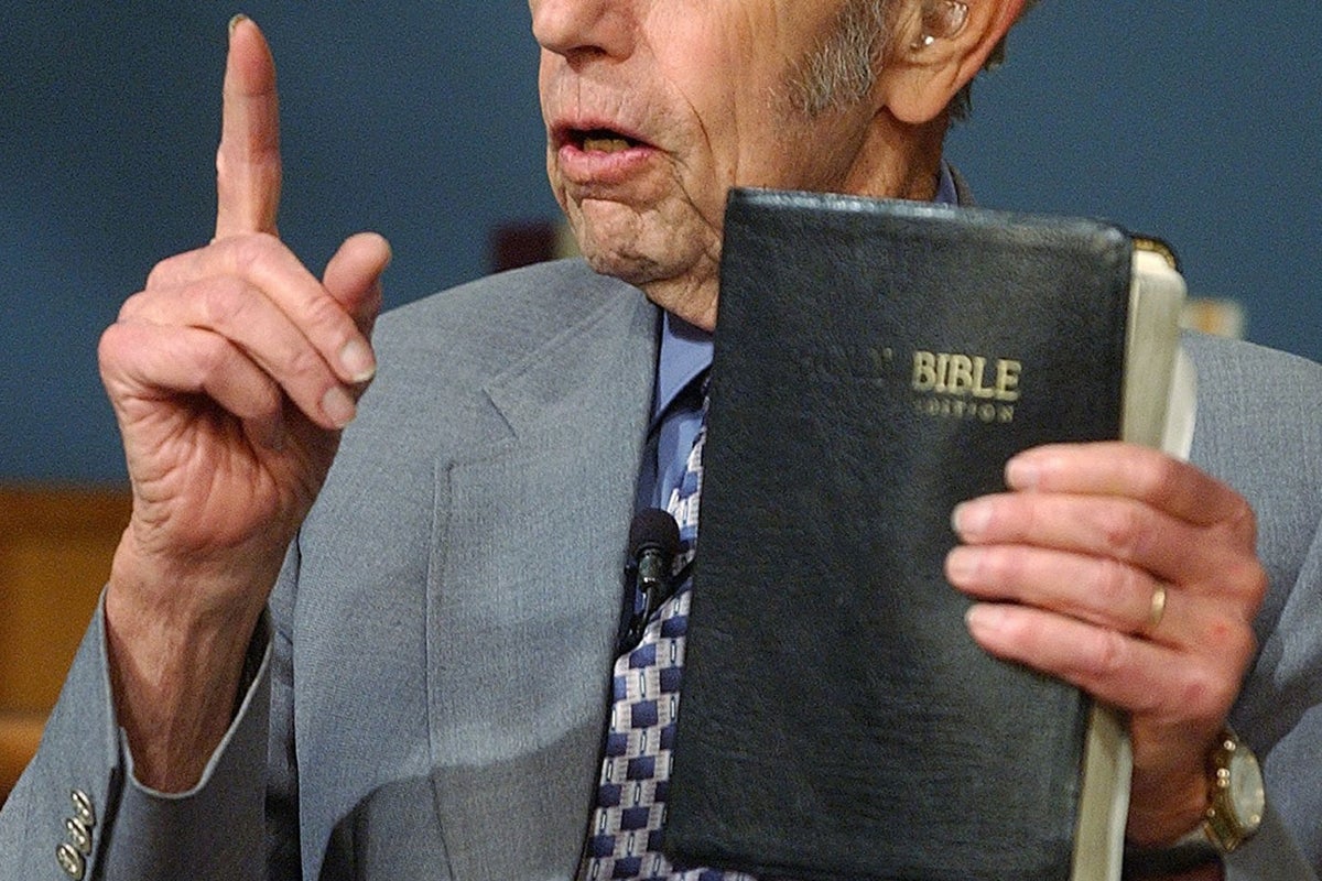 Rev Harold Camping: Preacher | The Independent | The Independent
