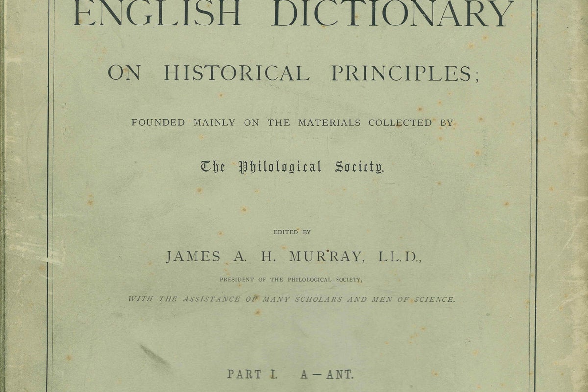 Interesting object: The creation of the first part of the Oxford ...