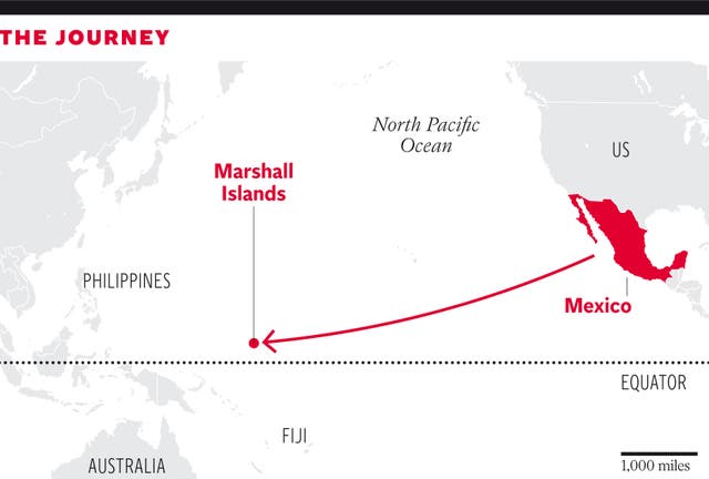 Man lost on the Pacific Ocean for '16 months' reaches shore on remote ...