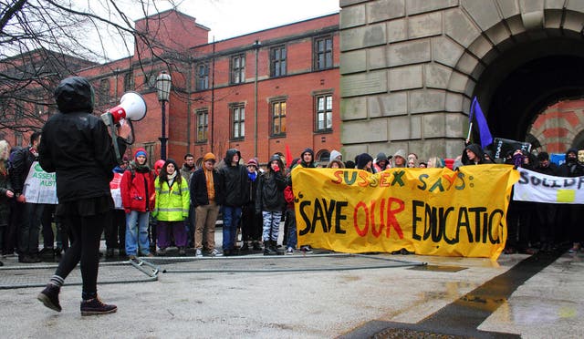 Three students charged with violent disorder after Birmingham protest ...