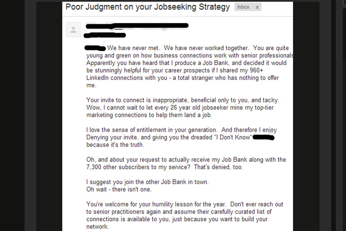 US businesswoman apologises after the 'rude' rejection she sent a young ...