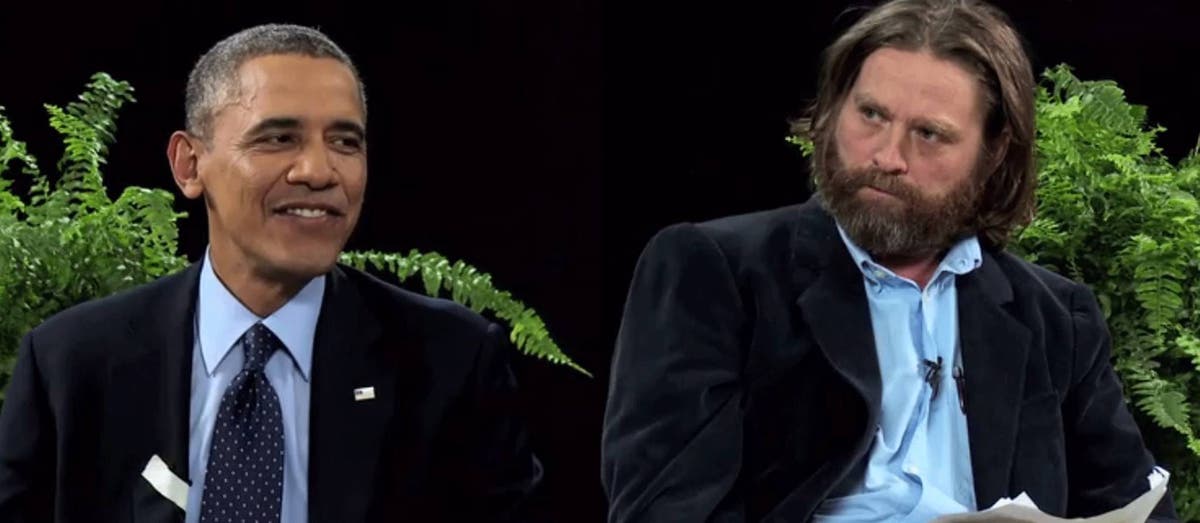 Barack Obama on Between Two Ferns: President roasts Zach Galifianakis ...