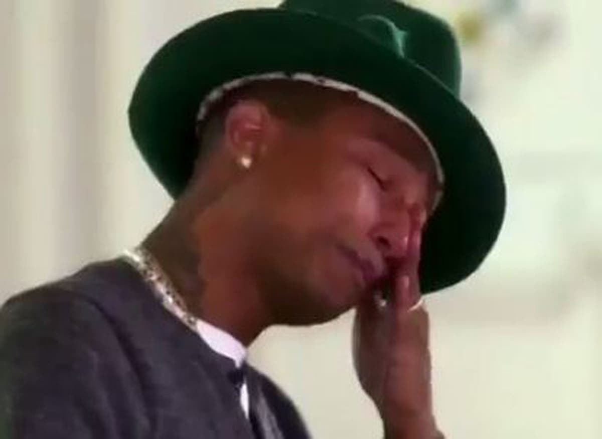 Pharrell Williams cries on Oprah | The Independent | The Independent