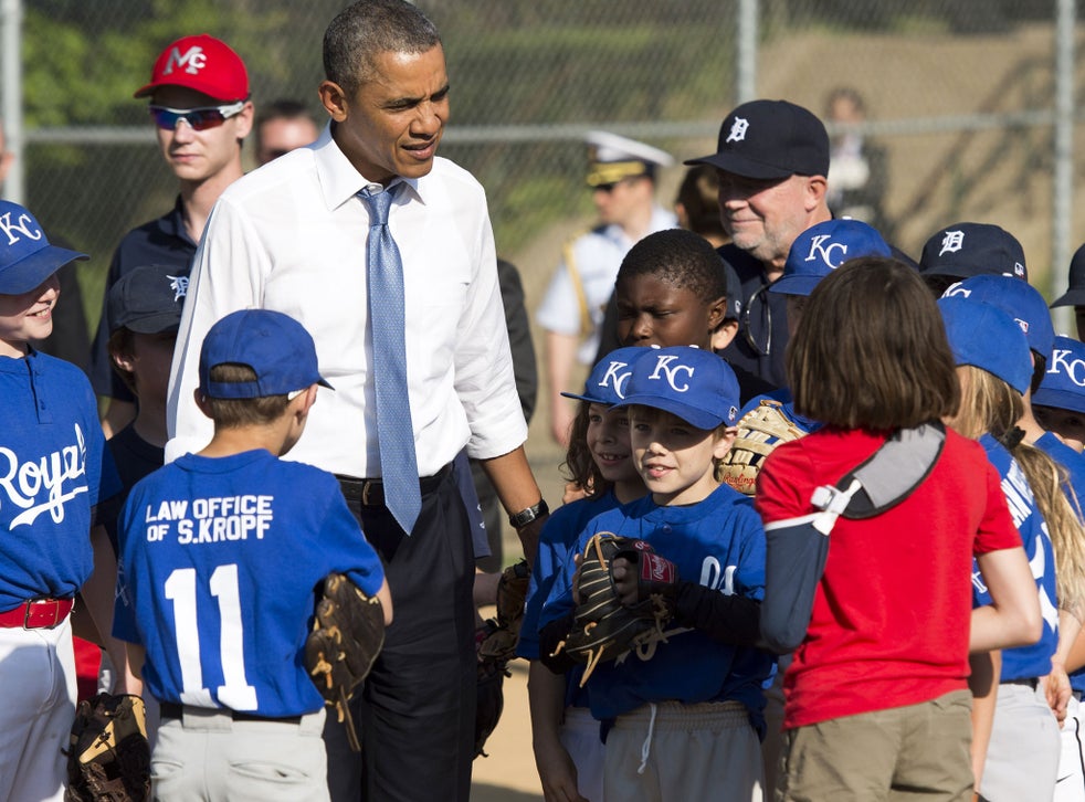 Obama surprises baseball game | The Independent | The Independent