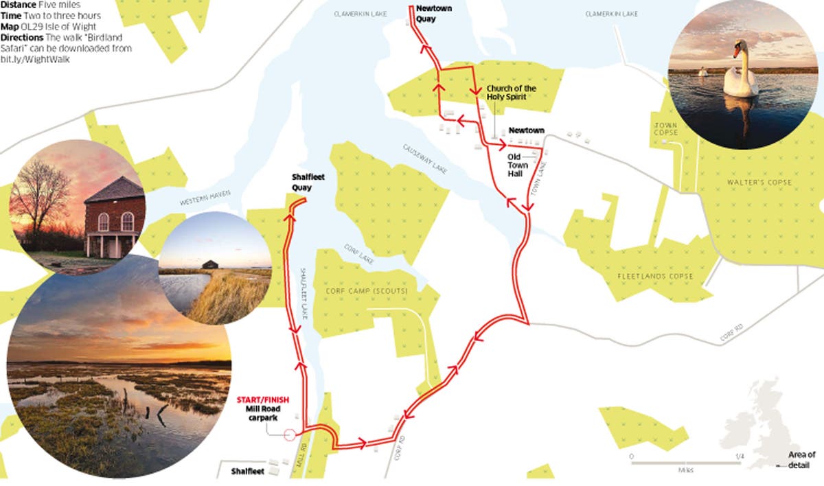 Walk of the Month: The Isle of Wight - a stroll through a sleepy ...
