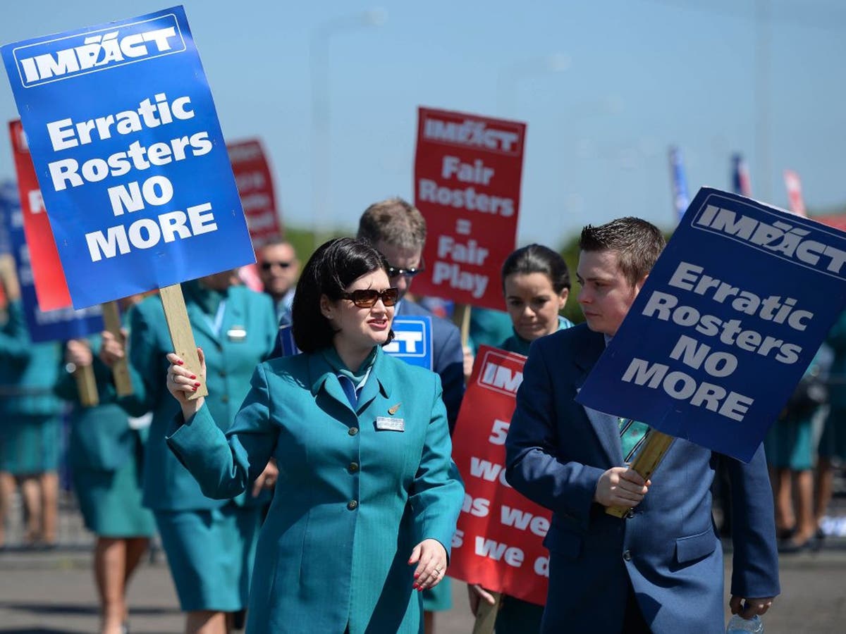 Aer Lingus cabin crew strike: Around 200 flights disrupted before bank ...