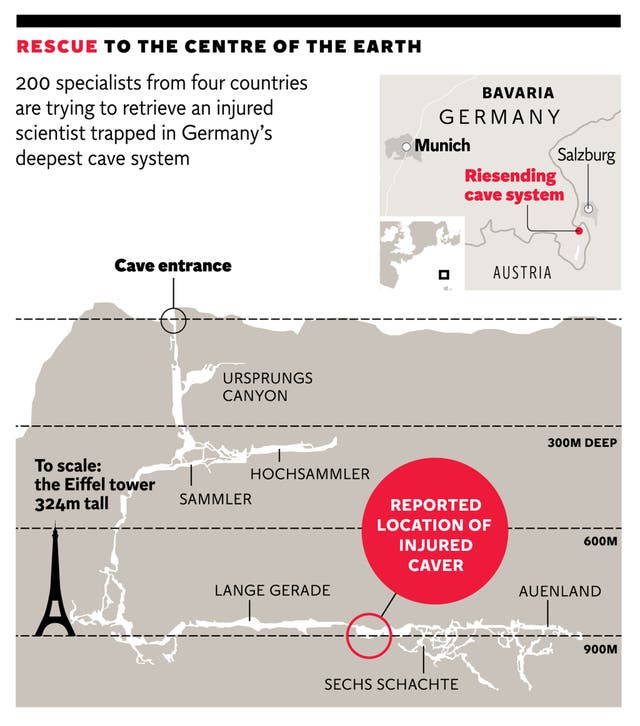 Germany cave rescue: Johann Westhauser finally brought to surface 12 ...