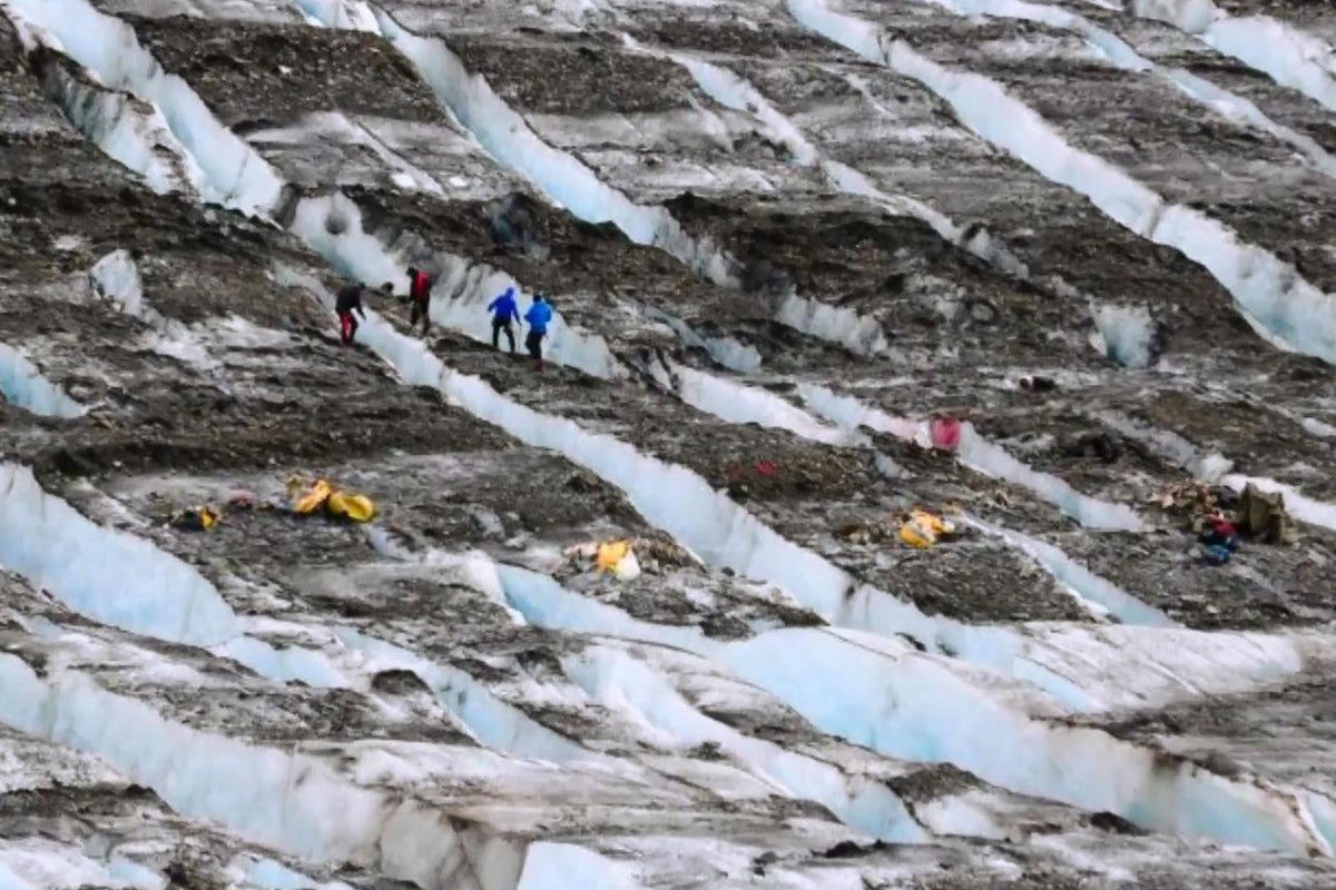 Crash site of American military plane found in melting glacier more ...