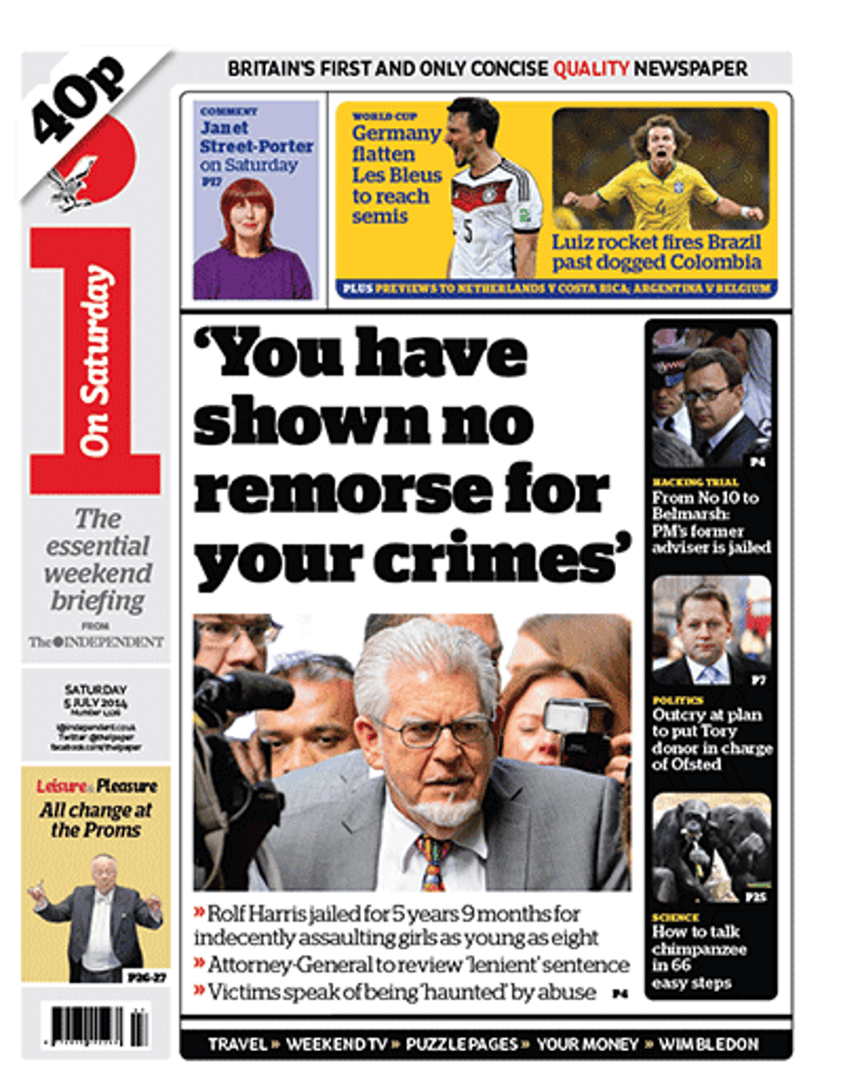 i Editor's Letter: Rolf Harris has corrupted childhood innocence | The ...