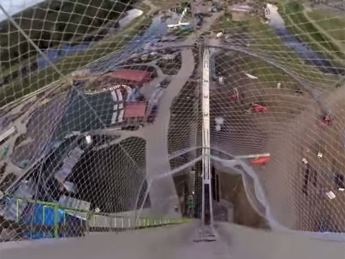 World’s tallest water slide | The Independent | The Independent