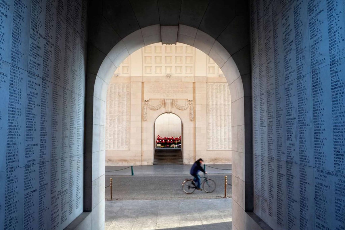 Flanders fields: Pedal into the past | The Independent | The Independent