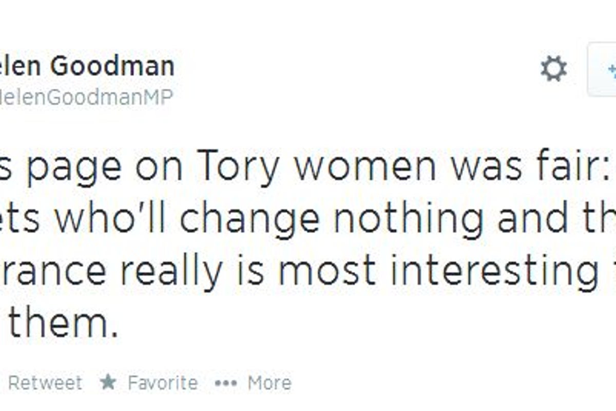 Labour MP Helen Goodman slated for 'sexist' jibe at female Cabinet ...