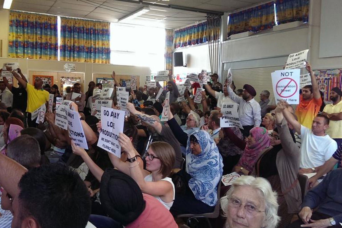 Immigration Street: Protesters force controversial TV show to be cut ...