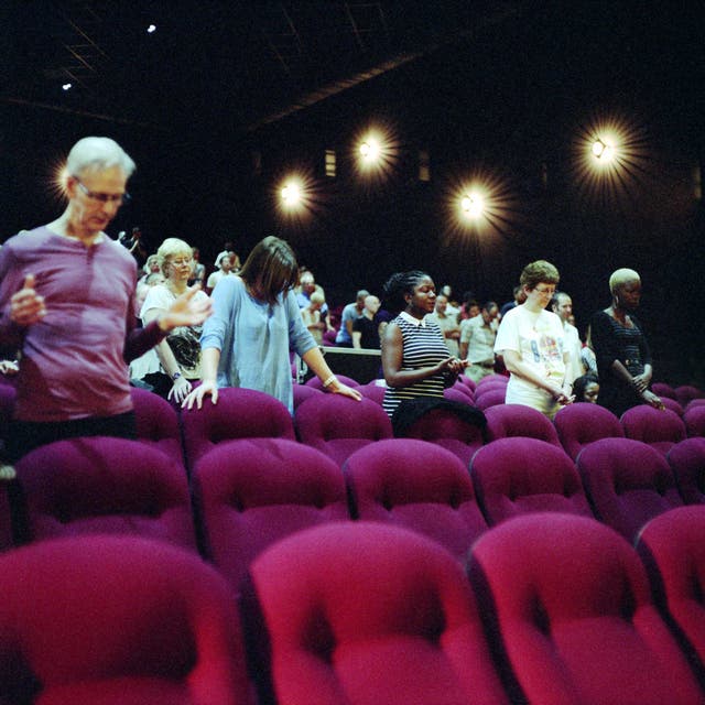 Inside a church for Born Again Christians: Speaking to God in a ...