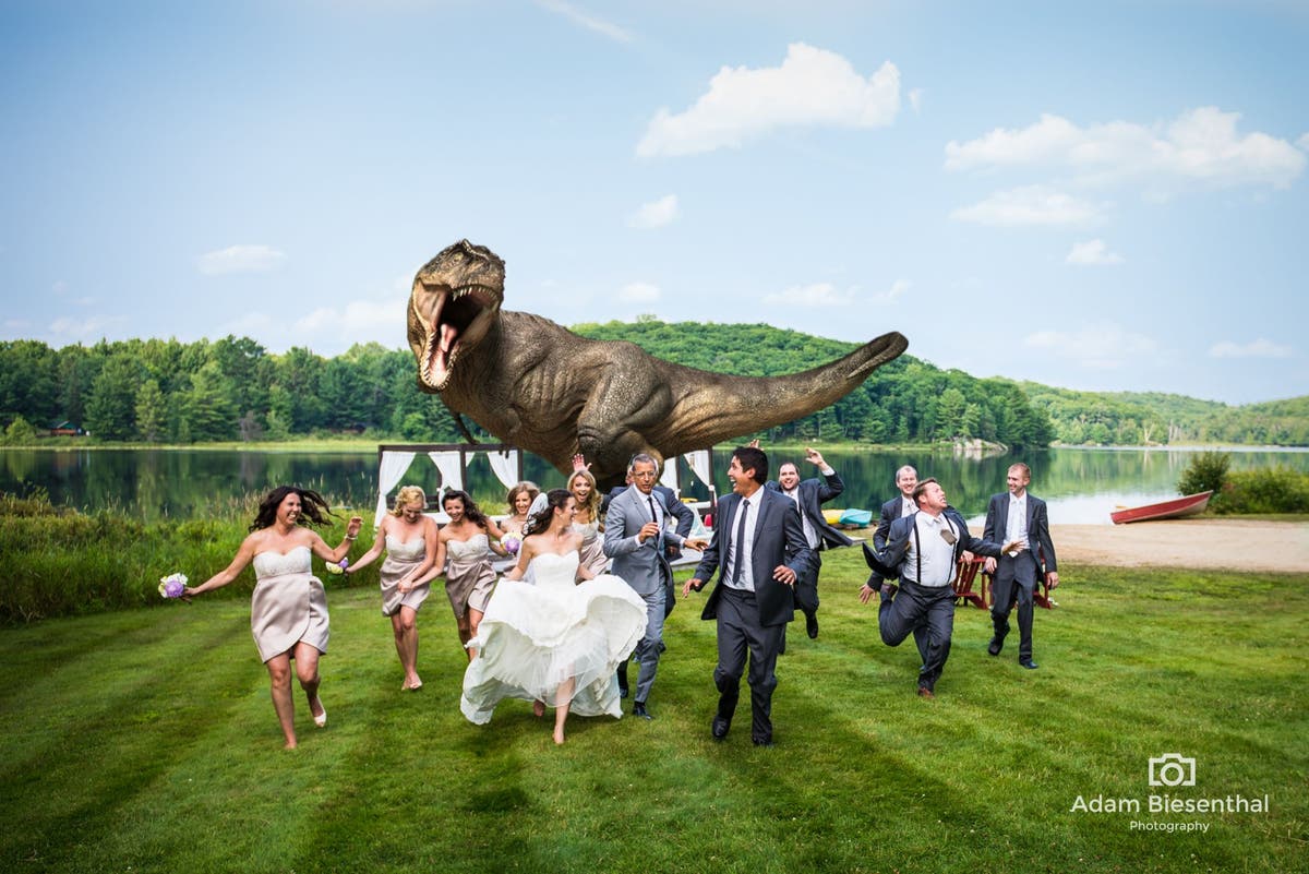 Jeff Goldblum attends wedding, poses for spectacular Jurassic Park ...