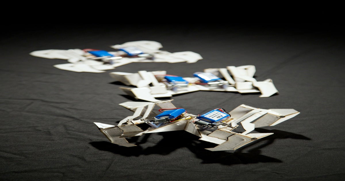 Origami Robot Cardboard Origami Robot" Art Board Print By Time4Space