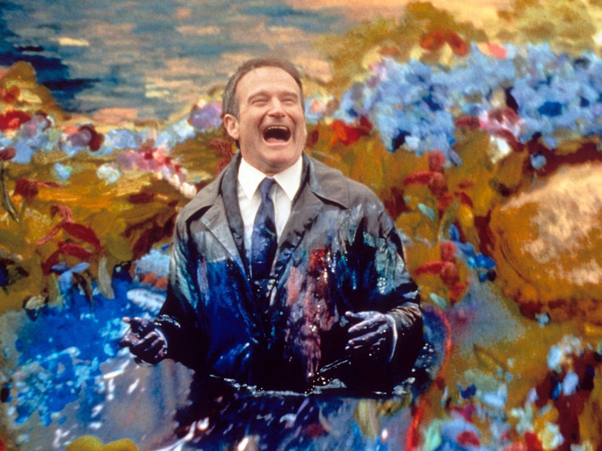 Robin Williams Flying