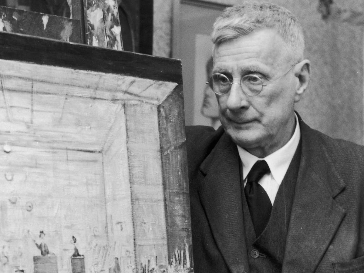 Two rare London scenes by LS Lowry go on show | The Independent | The ...