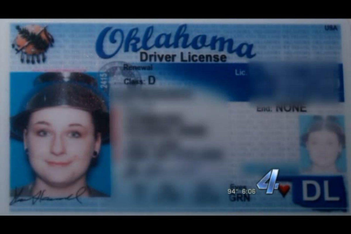 Pastafarian woman wears colander on her head in driving license photo ...