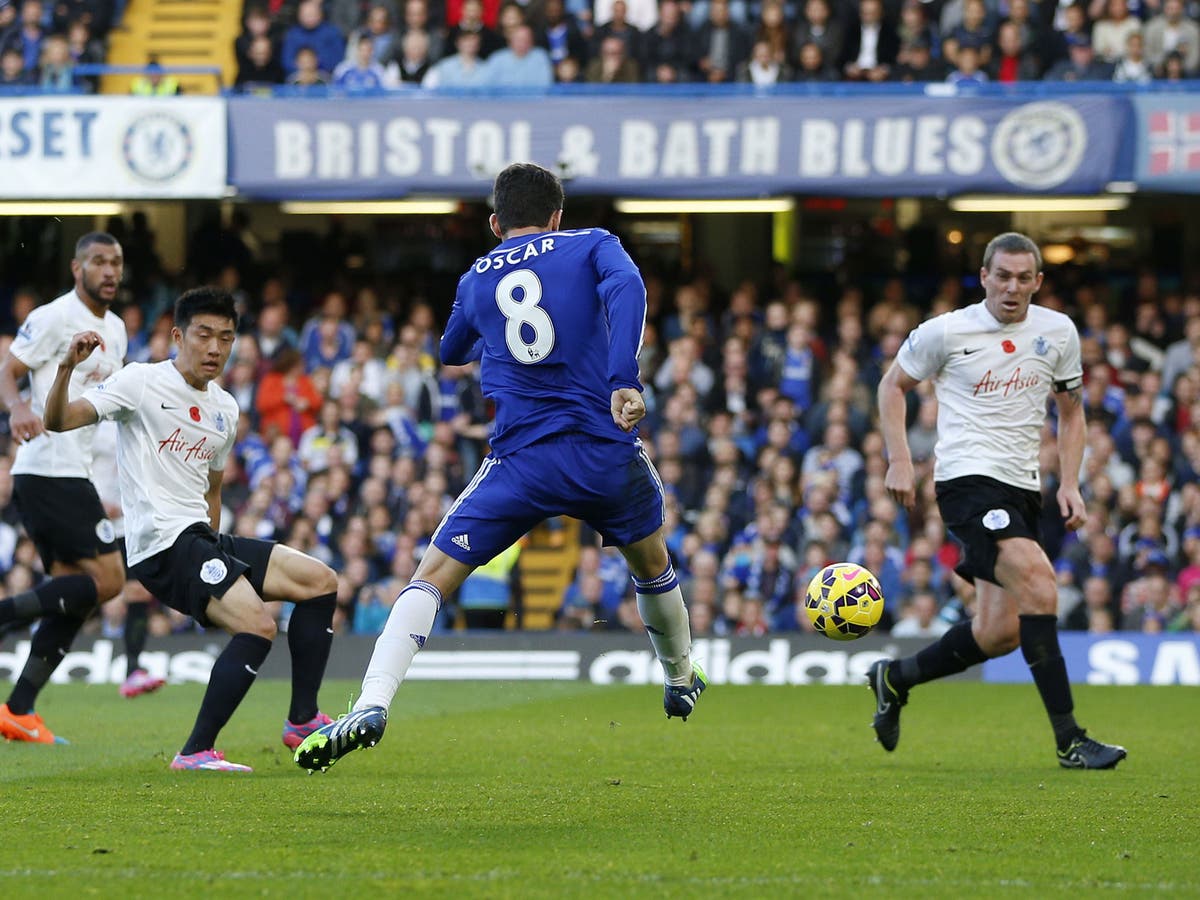 Chelsea vs QPR half-time match report: Oscar puts Blues in the lead ...