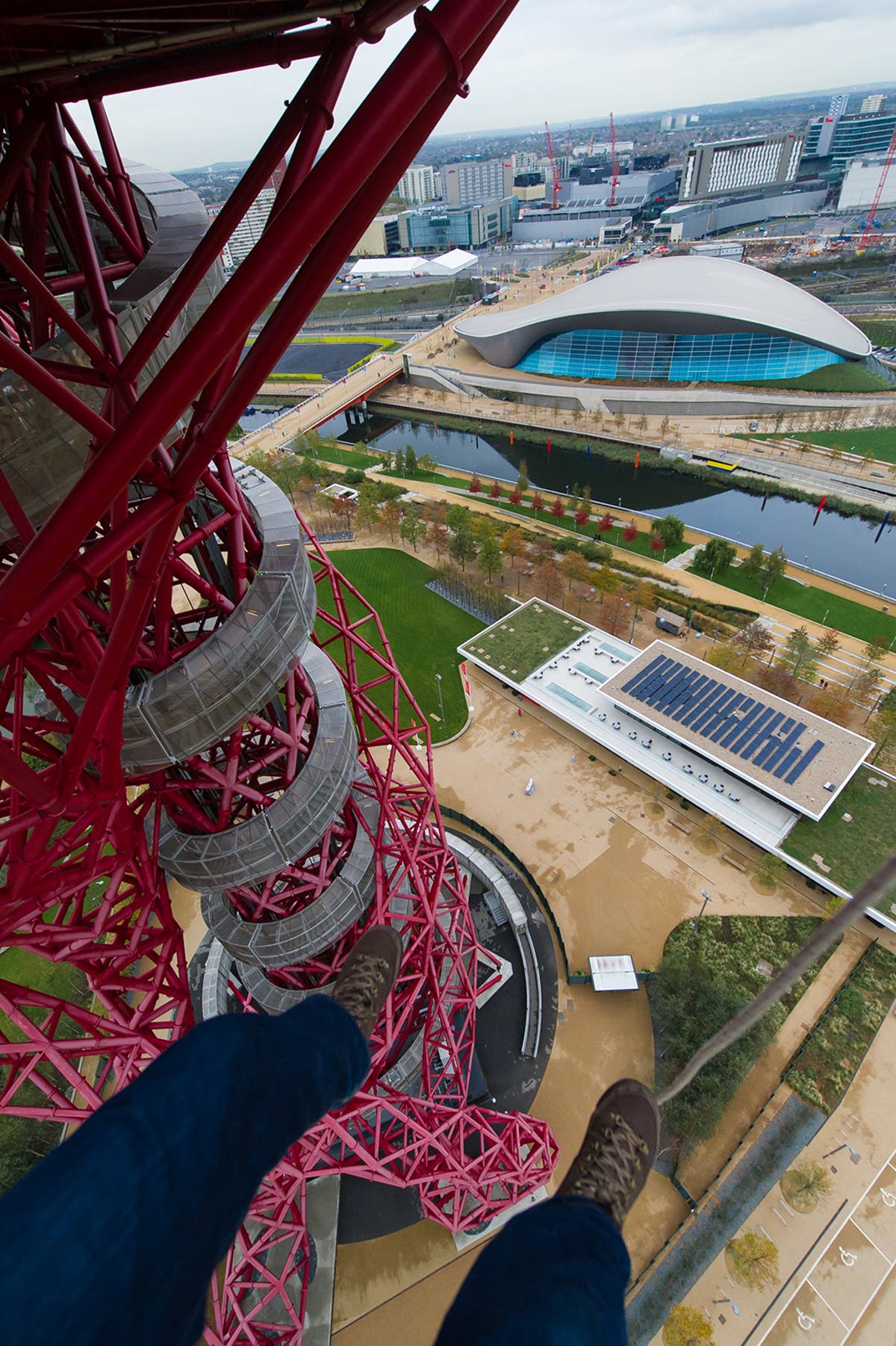 You can abseil down the ArcelorMittal Orbit at the Olympic Park from ...