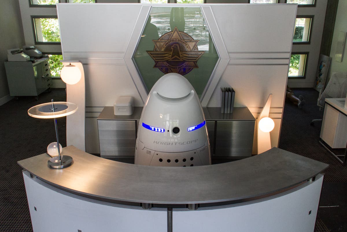 The security guard of the future is a glossy Dalek that works for just ...