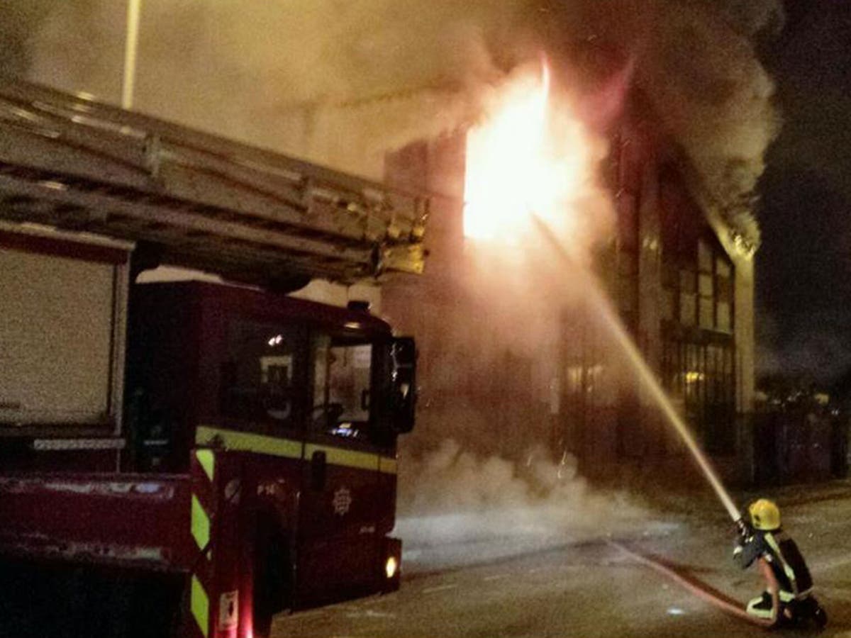 Fire at last building standing in the way of new Tottenham Hotspur ...