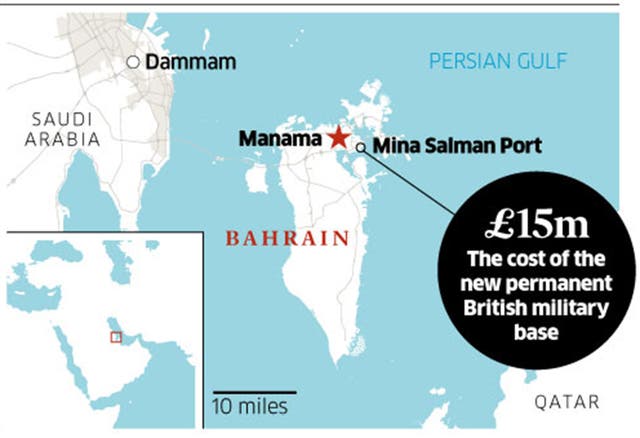 British military base in Bahrain is a 'reward' for UK's silence on ...