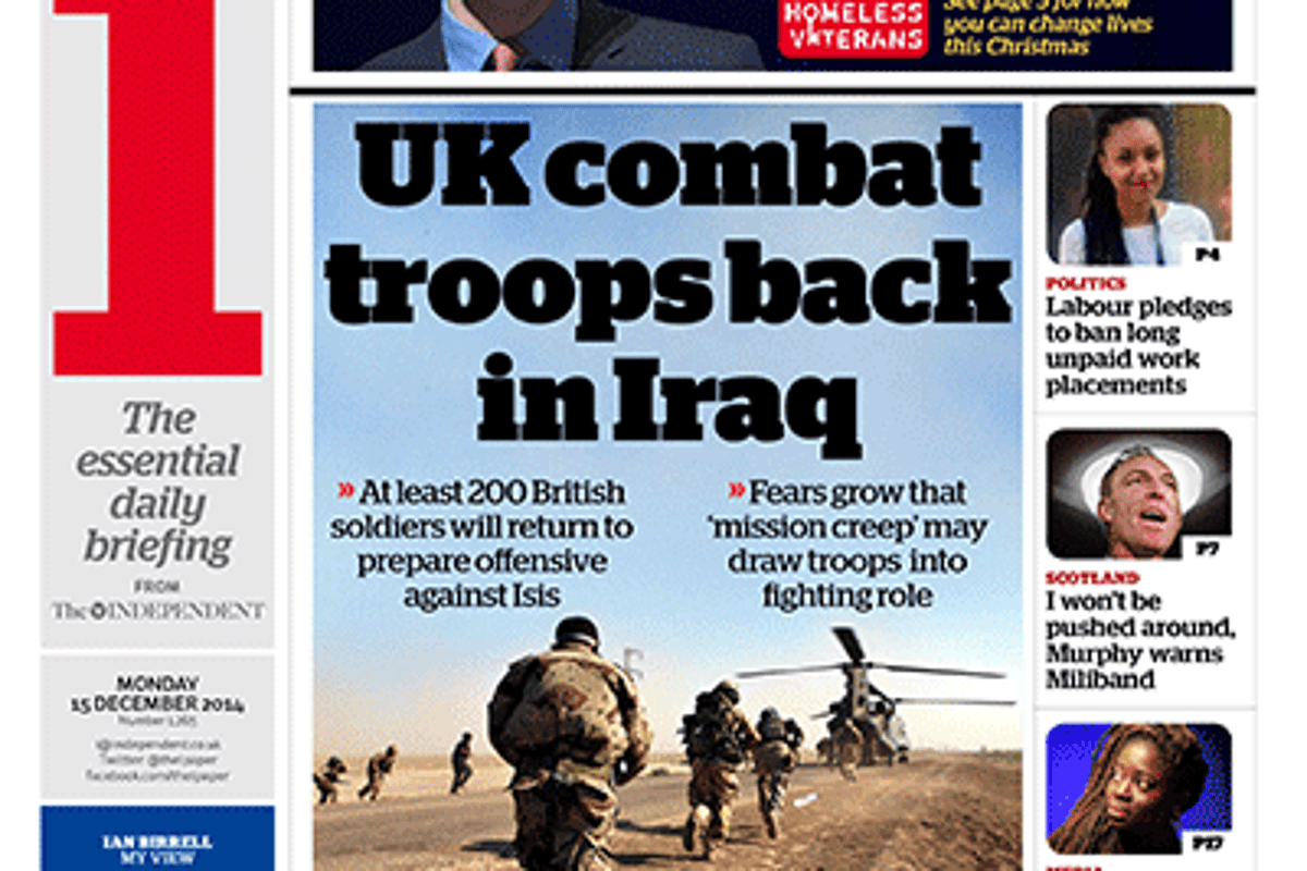 Letter from the Defence Correspondent: If nowhere in Iraq is totally ...