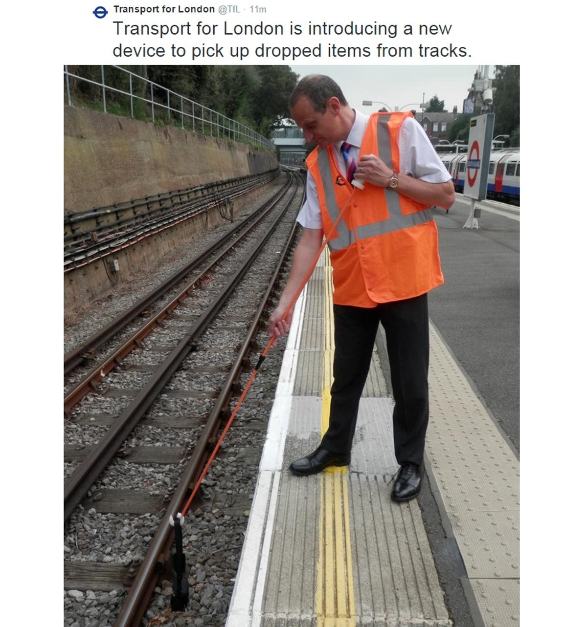 TfL is really proud of its new device: a stick | The Independent | The ...