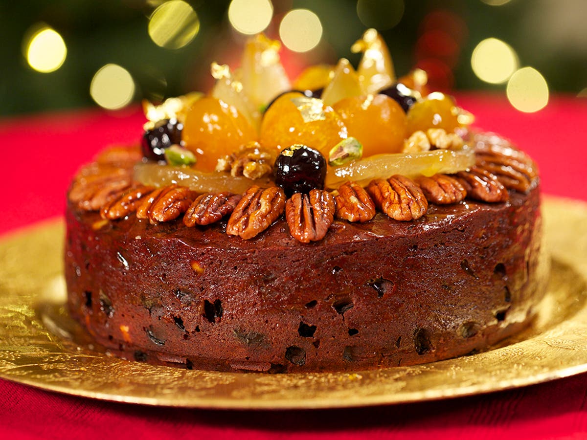 Chocolate and orange Christmas cake recipe | The Independent | The ...