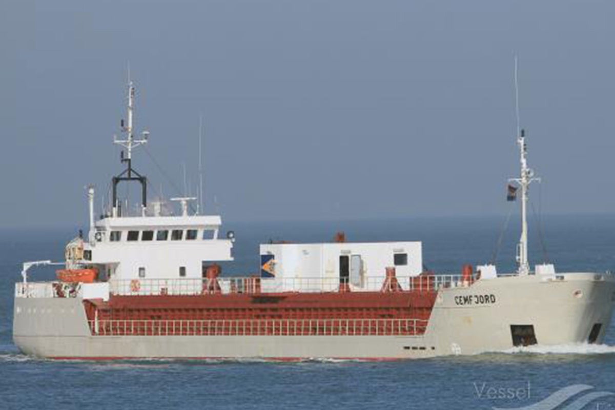 Wreck of capsized cargo ship the Cemfjord found on seabed off northern ...