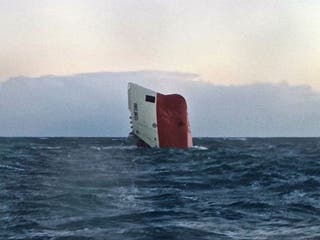 Wreck of capsized cargo ship the Cemfjord found on seabed off northern ...