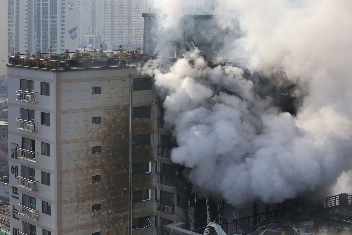 South Korea fire: Four killed and 100 injured in apartment building in ...
