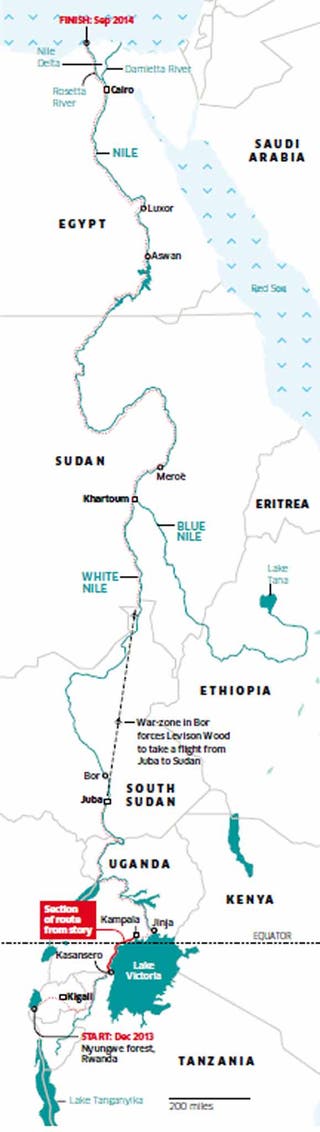 Levison Wood's Walking the Nile: the challenge of a lifetime | The ...