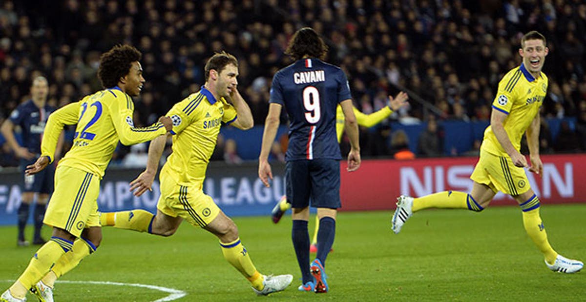PSG vs Chelsea - Champions League LIVE: Edinson Cavani levels after ...