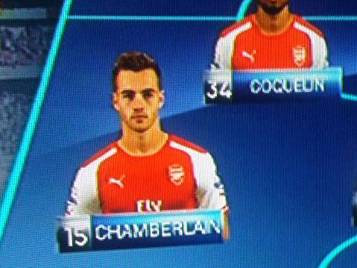 Arsenal v Everton: Teamsheet mix-up has Calum Chambers named as Alex Oxlade-Chamberlain - in ...