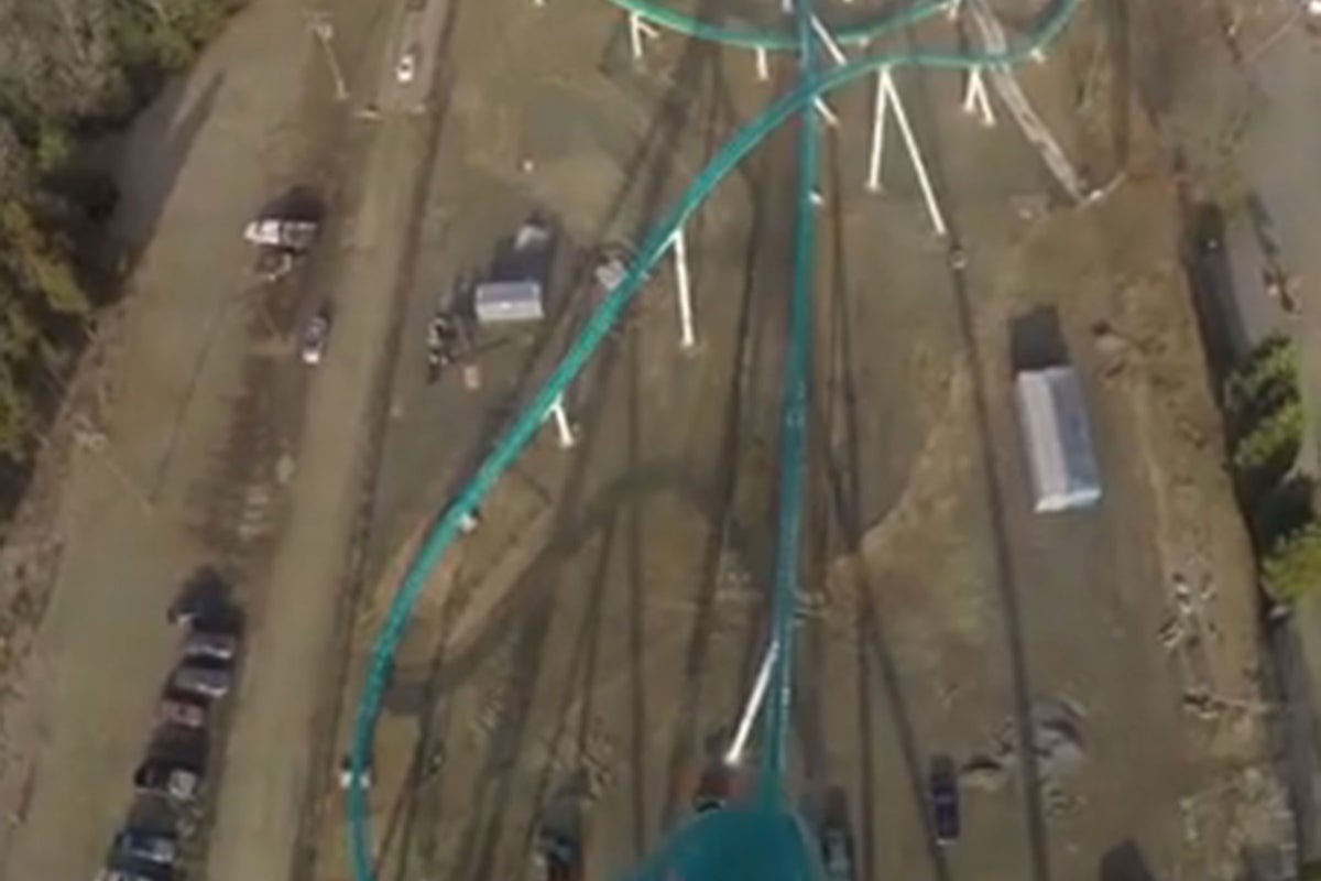 Video: Take a ride on the world's tallest and fastest giga coaster ...