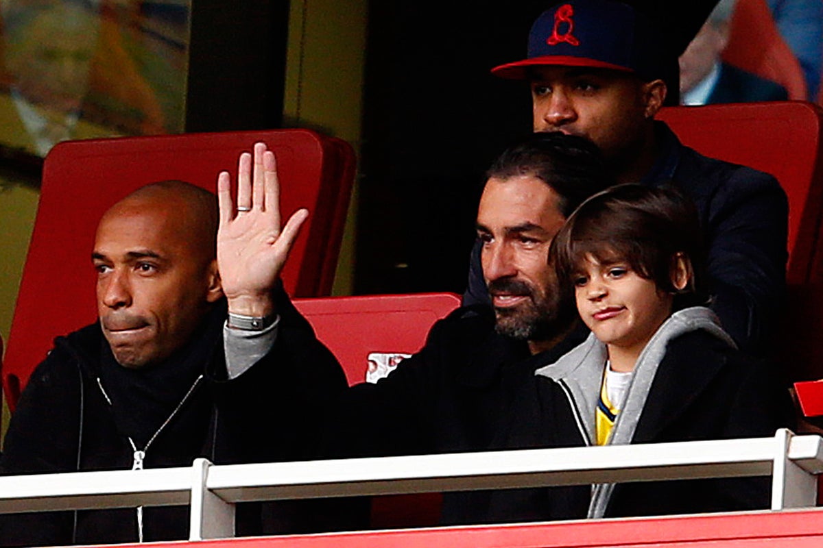 Arsenal 'Invincible' Robert Pires confirms his seven-year-old son is ...
