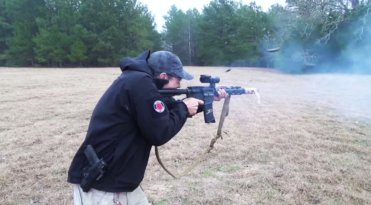 How to cook bacon using an M16 rifle | The Independent | The Independent