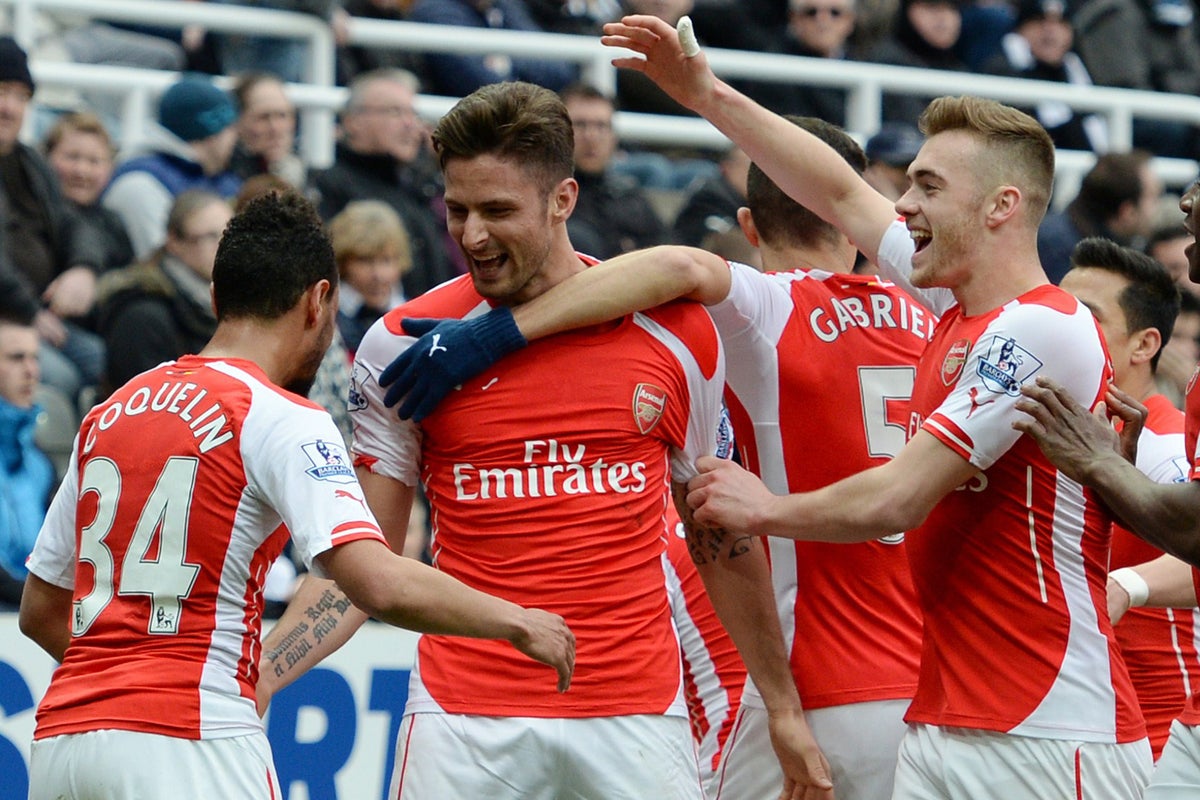 Newcastle vs Arsenal match report: Olivier Giroud double sees Gunners ...