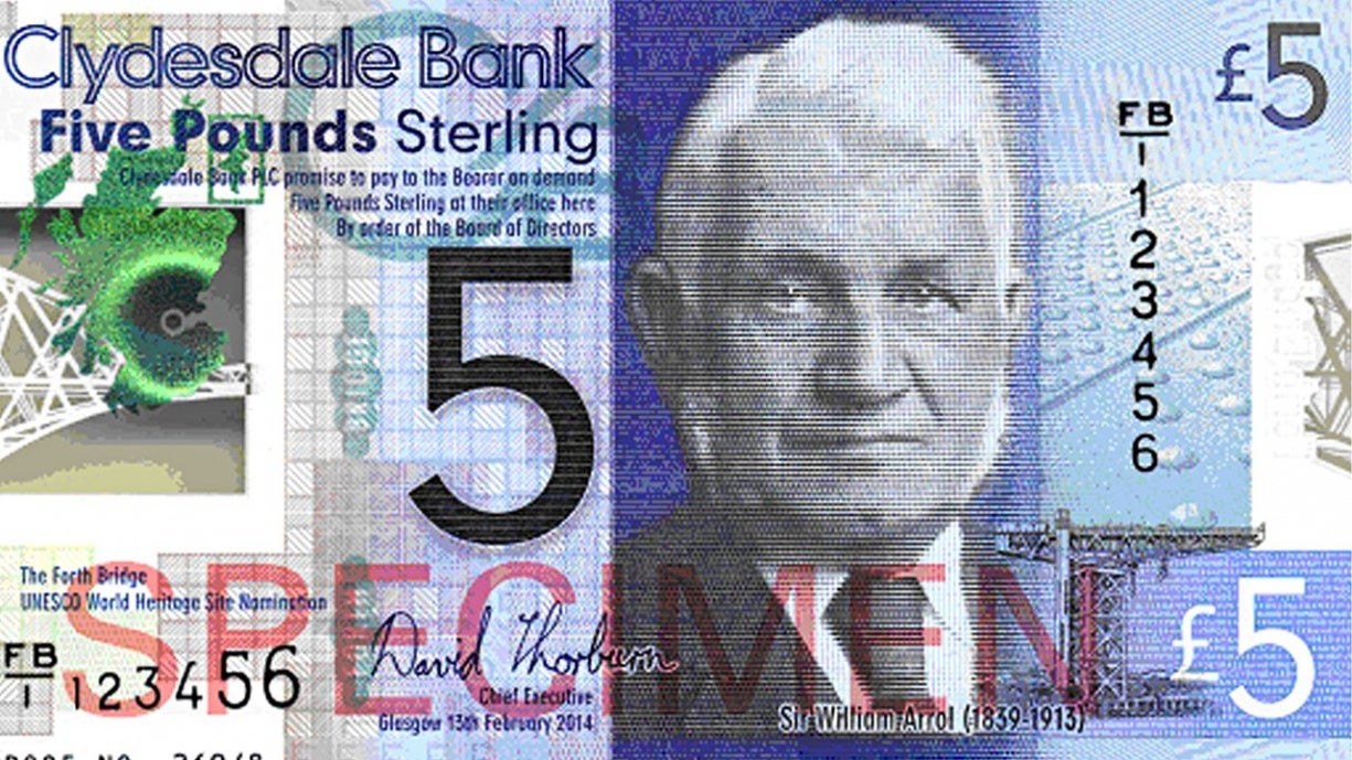 Plastic £5 notes are going into circulation in Britain for the first ...
